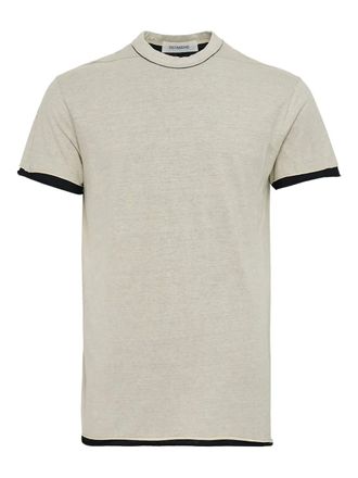Diomene T-Shirt mit Kontrastdetails - Nude