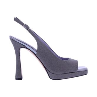 Albano Femme, Chaussures, Gris, Taille: 39 EU Flat Sandales