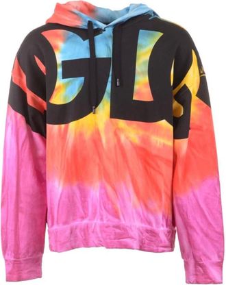 Dolce & Gabbana Homme, Sweatshirts et sweats &agrave; capuche, Rose, Taille: S SweaT-shirt &agrave; capuche Tye & Dye