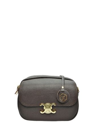 Luisa Vannini Kastanienbraun Rindsledertasche