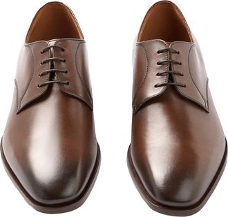 HUGO BOSS Herren Schn&uuml;rschuhe Lisbon, Leder (Braun)