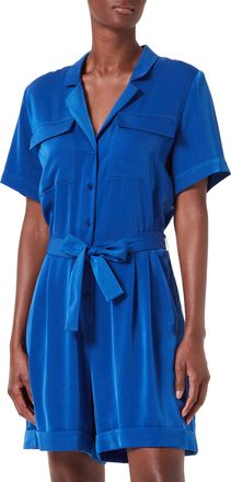 BOSS Womens C_Danura Dress, Open Blue, 36