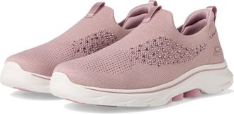 Skechers Damen Go Walk 7 Bling Sneaker, violett, 37.5 EU