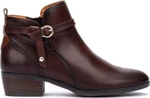 Pikolinos Bottines &agrave; Talon en Cuir DAROCA pour Femme Color CAOBA