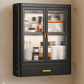 Generic Mehrzweckschrank Werkstatt Metallschrank Tragkraft: 25 Kg H&ouml;henverstellbare Regalb&ouml;den Magnetische, Halbtransparente Doppelt&uuml;r Werkzeugschrank Mit Sch