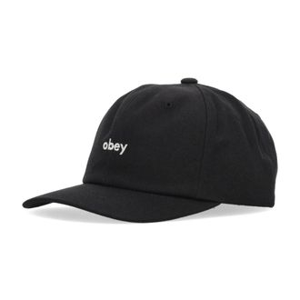 Obey Homme, Accessoires, Noir, Taille: ONE Size Casquette Snapback Classique Noire
