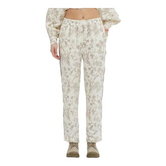 Erika Cavallini Semi Couture Breite Hose - - Trousers - Damen - Beige - M