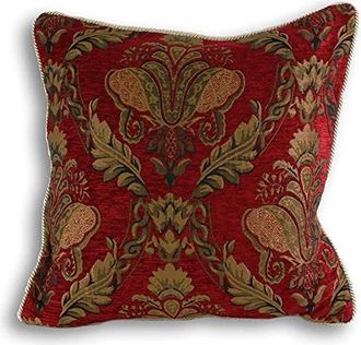 Riva Paoletti Riva Home Shiraz Zierkissen Hülle (58x58cm) (Burgunder), Burgund