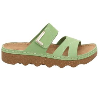 Rohde Gr&uuml;ne Damensandale - Bequemes Nubuk - - Shoes - Damen - Gr&uuml;n - 38 EU