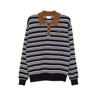 Dr&ocirc;le de Monsieur Gestreiftes Strick-Polo - - Tops - Herren - Mehrfarbig - M