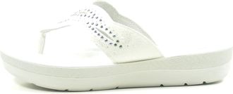 Rohde Damen Pantolette Zehentrenner Weite G Cisano 1371, Größe:36 EU, Farbe:Weiß