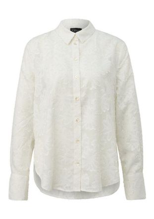 s.Oliver Langarmbluse Bluse Elegante Chiffon-Bluse mit floralem Muster