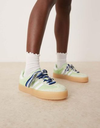 adidas Originals Sambae - Baskets - Vert clair et blanc