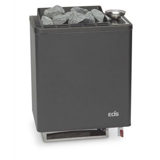 Eos Bi o Tec w 6 kW Saunaofen mit Verdampfer Verdampferofen Wandofen Anthrazit - EOS