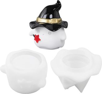 Generic Aufbewahrungsbox für Halloween-, Silikonform, Gipsform | Jar Jar zur Aufbewahrung von Schmuck Cast, Kerze Cash Cast für Kunsthandwerk aus Harz, handge