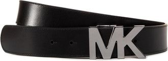 Michael Kors Herreng&uuml;rtel 34Mm Ctfr Mk Buckle Belt 39H9LBLY1U Schwarz