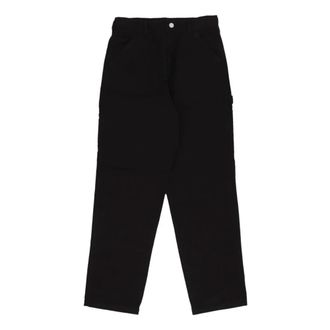 Iuter Schwarze Zimmermannshose Baumwollcanvas - - Trousers - Herren - Schwarzk - W28