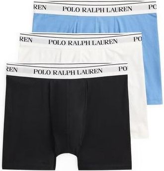 Polo Ralph Lauren Lot de 3 boxers en coton m&eacute;lang&eacute;