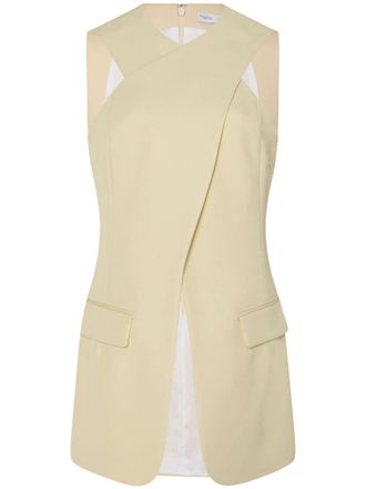 Rosetta Getty haut à design croisé sur le devant - Tons neutres