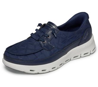 Skechers Damen Glide-Step Serene Newport Sneaker, Marineblau, 38.5 EU