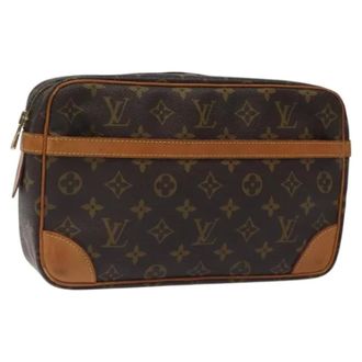 Louis Vuitton Pre-owned Toile pochettes-minaudieres - Femme - Pre-owned - Brun - Taille: ONE Size