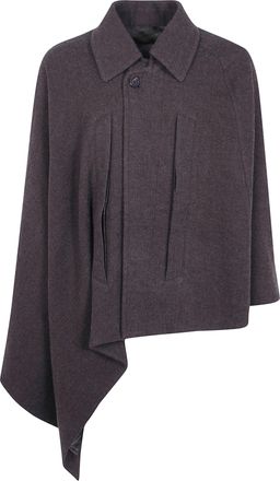 Ziggy Chen Poncho Spread Collar Speard Collar Poncho