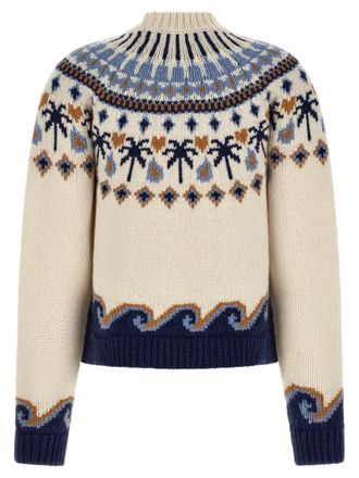 Alanui Womens Multicolor Virgin Wool Cardigan Clothing