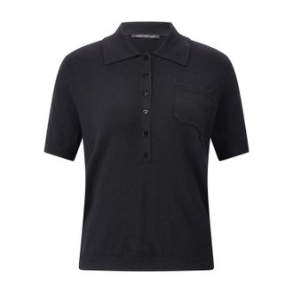 Luisa Cerano Poloshirt aus Woll-Mix