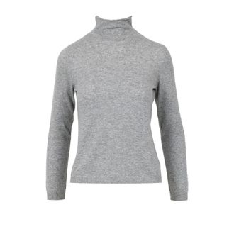 Gran Sasso Mock Neck Pullover - - Knitwear - Damen - Grau - L