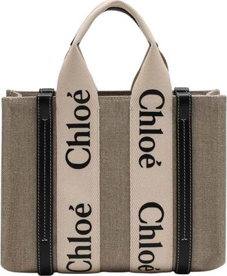 Chlo&eacute; Femme, Sacs, Multicolore, Taille: ONE Size Small Woody Tote Bag