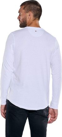 Emilio Adani Langarmshirt Herren Langarmshirt My Favorite, Reinweiss