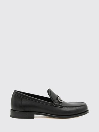Ferragamo Mocassins penny Gancini en cuir de veau lisse avec semelle en cuir