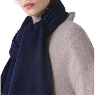 Absolut Cashmere T&uuml;cher & Schals - Absolut Cashmere Infinity Sjaals Donkerblauw Acf20 - Gr. unisize - in Blau - f&uuml;r Damen