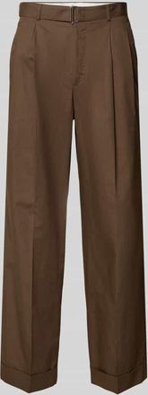 Officine G&eacute;n&eacute;rale Loose Fit Stoffhose mit Kellerfalten
