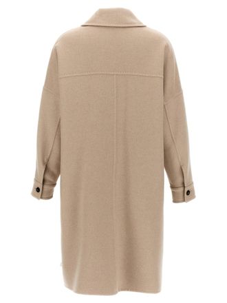 Max Mara Womens Beige Cashmere Coat Clothing
