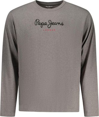 Pepe Jeans London Grigio Baumwoll Herren T-Shirt