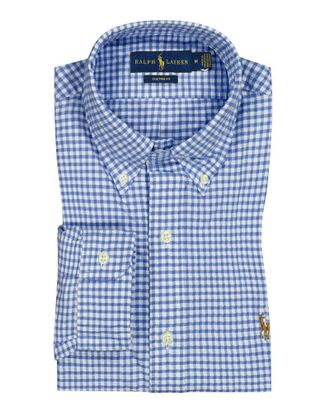 Ralph Lauren Kariertes Hemd, Custom Fit in