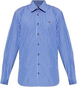 Vivienne Westwood Homme, Chemises, Bleu, Taille: XL Ghost Shirt