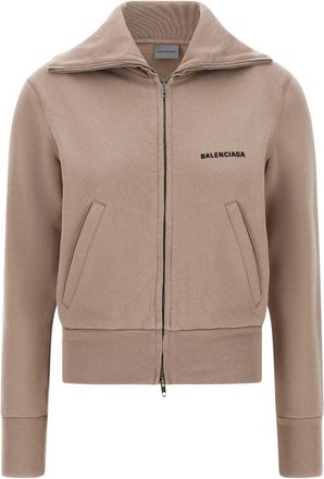 Balenciaga Slim Zip Sweatshirt - - Sweatshirts & Hoodies - Damen - Beige - M