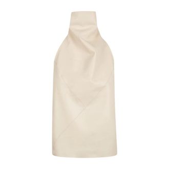 Cortana Tulip Halter Top - - Tops - Damen - Beige - L