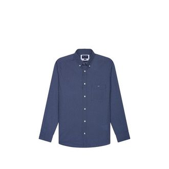 Eden Park Chemise droite &agrave; motif en coton