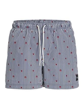 Jack & Jones Jpstmaui Jjswim Mini Stripe AKM Sn pour Homme, Blazer Bleu Marine., M