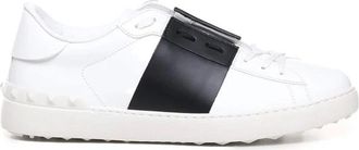Valentino Garavani Homme, Chaussures, Blanc, Taille: 43 1/2 EU Calfskin Open Baskets