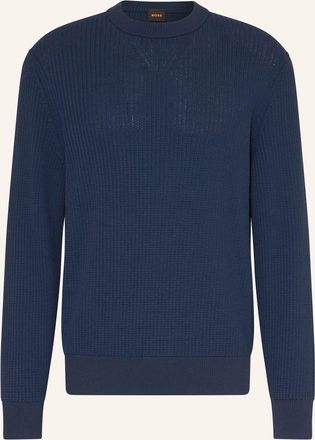 HUGO BOSS Pullover Apokko blau