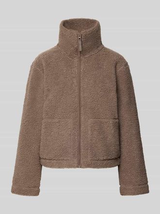 Only Teddyjacke mit hohem Stehkragen