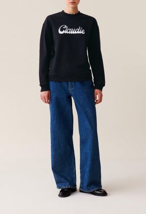 Claudie Pierlot Sweatshirt ample imprim&eacute; Claudie