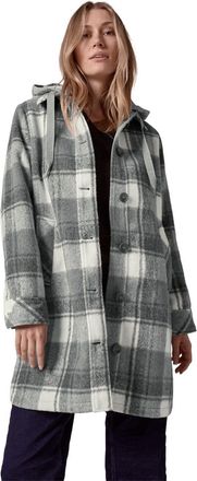 Cecil Damen B101035 Langes Overshirt, Mineral Grey Melange, XXL