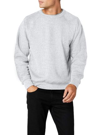 Fruit Of The Loom Herren Sweatshirt Medium (Herstellergröße: Medium) Grau - Heather Grey