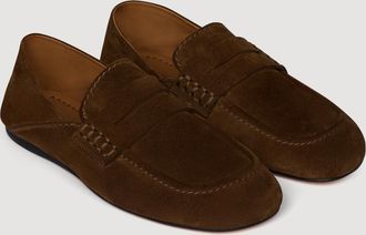 Sandro Mocassins en cuir su&egrave;de