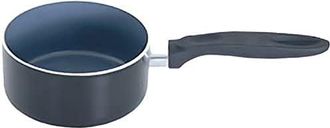 MSV 110324 Stieltopf mit Keramikbeschichtung, 18 cm, Schwarz/Grau